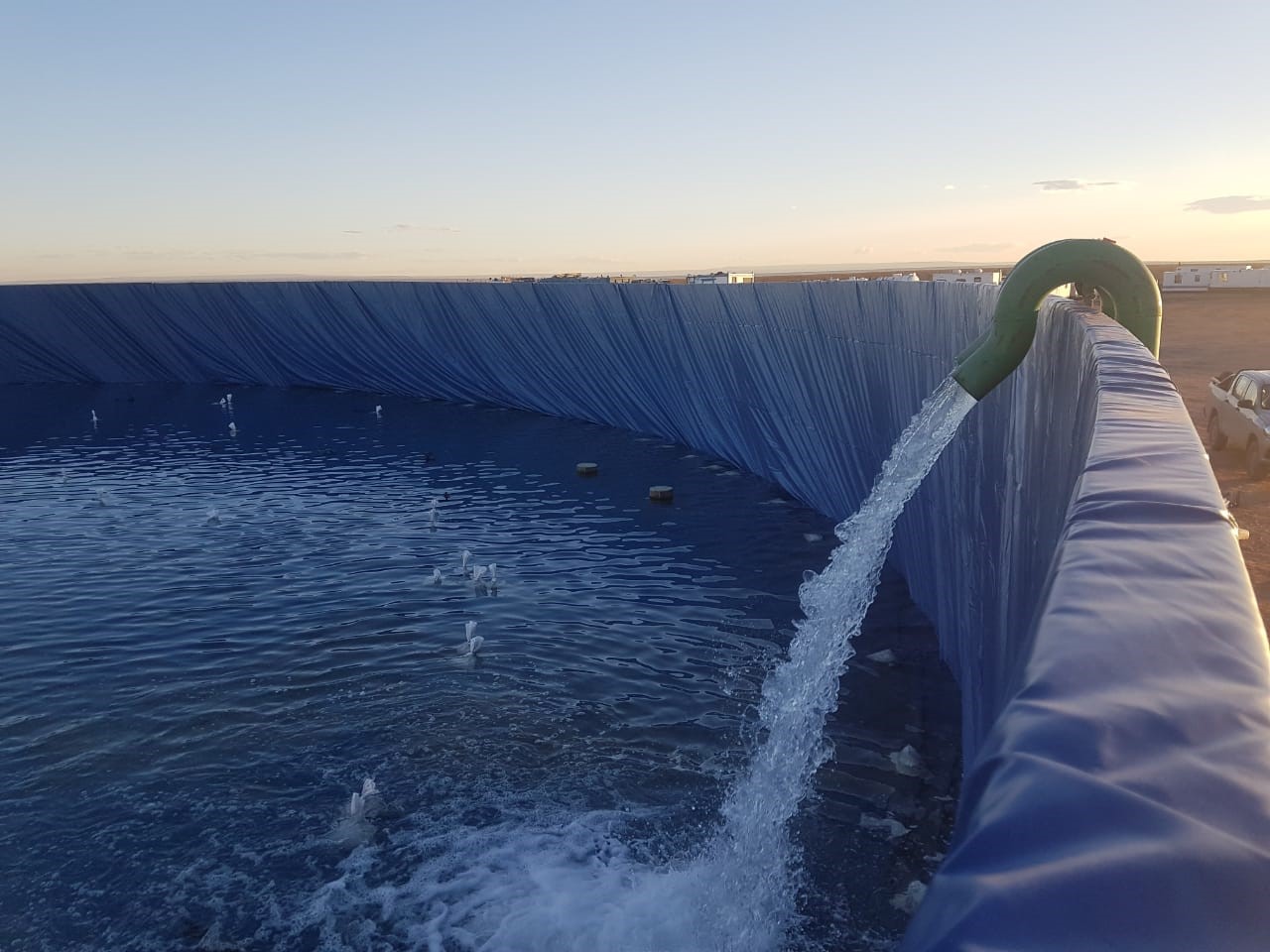 Frac ponds and frac tanks in Australia - HydrEra